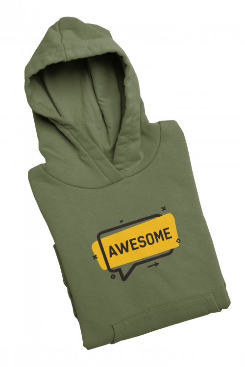 Awesome text bubble hoodie
