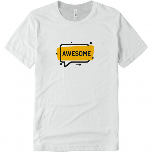Awesome text bubble t-shirt